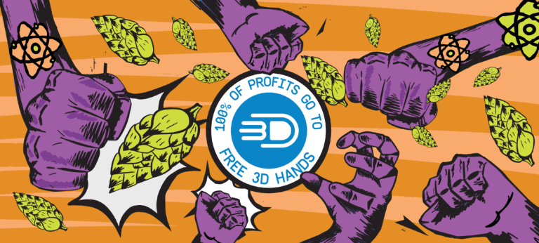 Kinetic Beer - Free 3D Hands